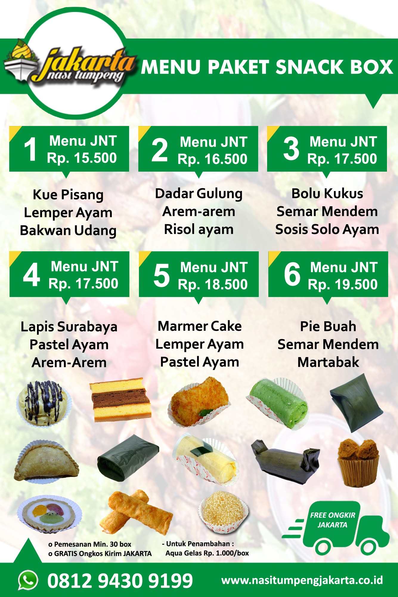 Snack Box - Jakarta Nasi Tumpeng