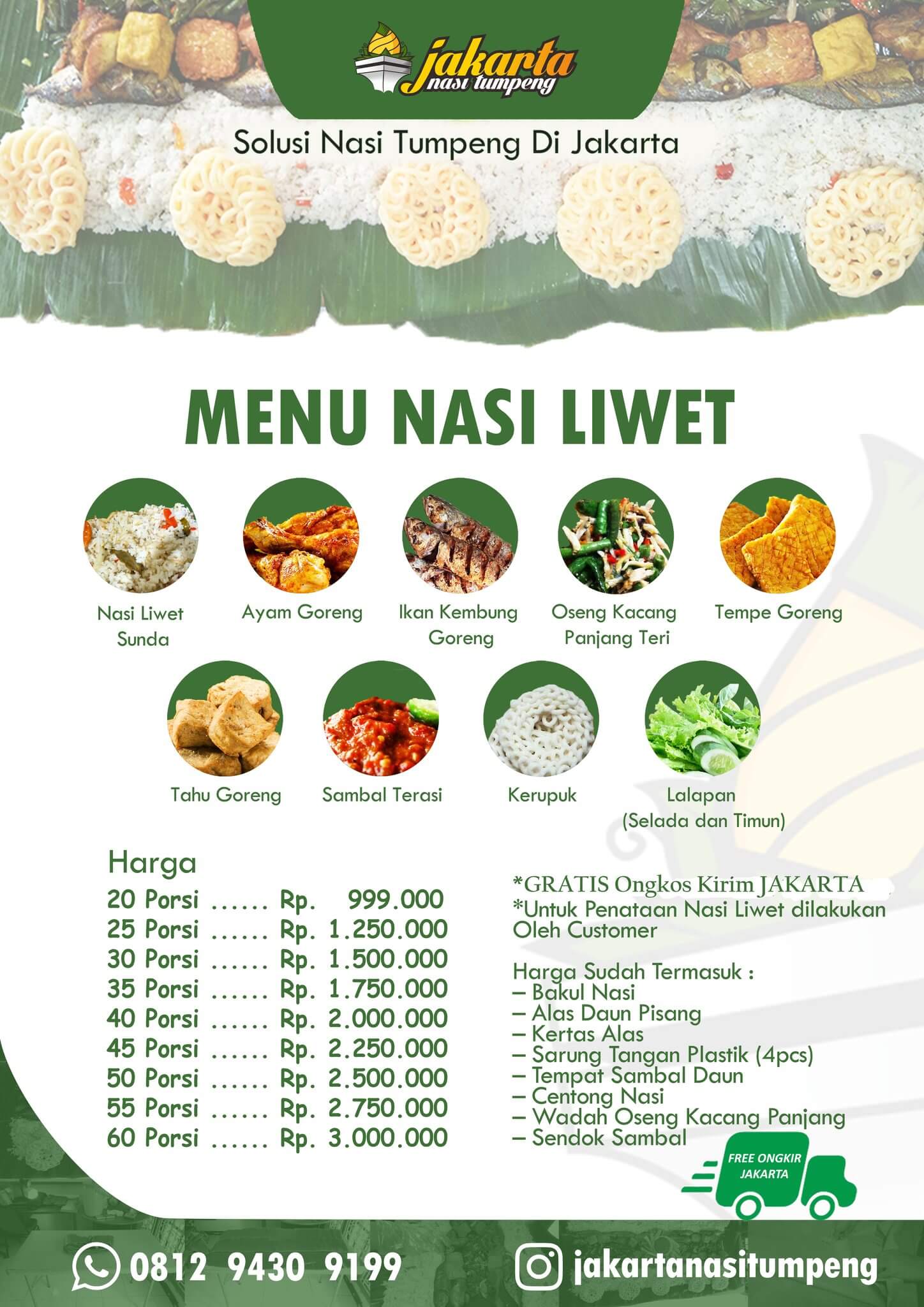 Nasi Liwet - Jakarta Nasi Tumpeng